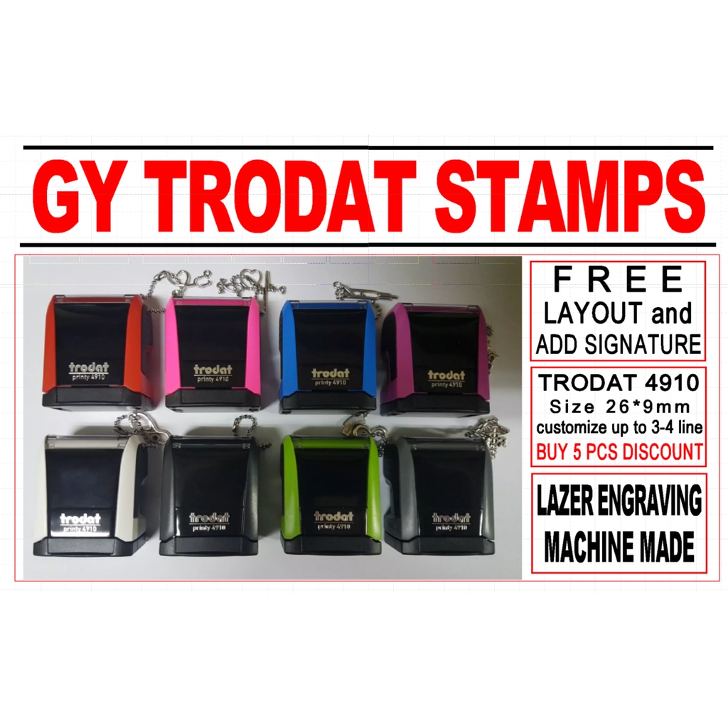 Original Trodat Printy 4910,details included | Shopee Philippines