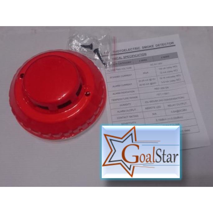 Smoke Detector 24V (Conventional Type - 2 Wire) | Shopee Philippines
