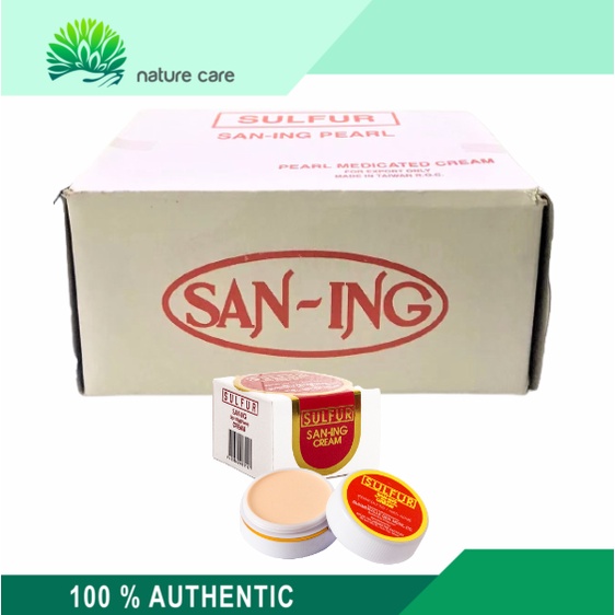 1 DOZEN Sulfur San-ing Cream Anti-acne Taiwan | Shopee Philippines