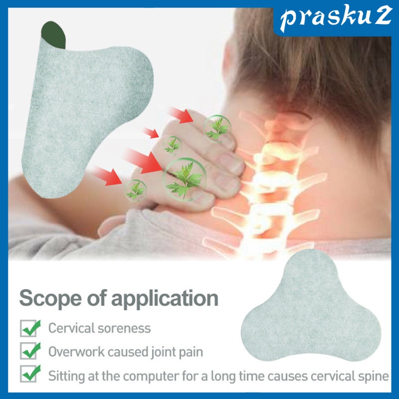 24 Sheets Natural Neck Cervical Patch Pain Plaster Sticker for ...