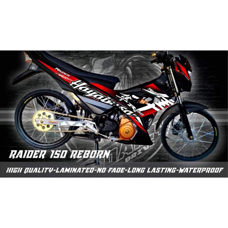 Suzuki Raider 150 Reborn Hayabusa Design latest | Shopee Philippines
