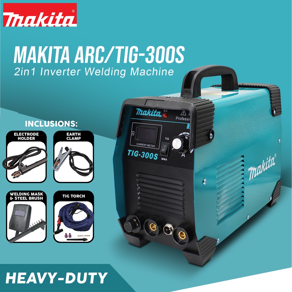 Makita ARC/TIG-300S 2in1 Inverter Welding Machine | Shopee Philippines