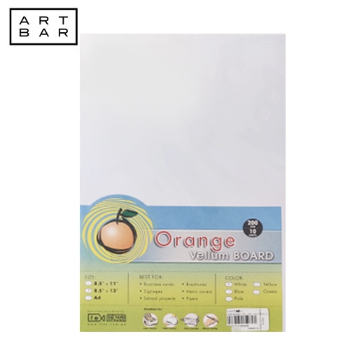 Fine Board Vellum Long White 10s 200gsm - Art Bar PH | Shopee Philippines