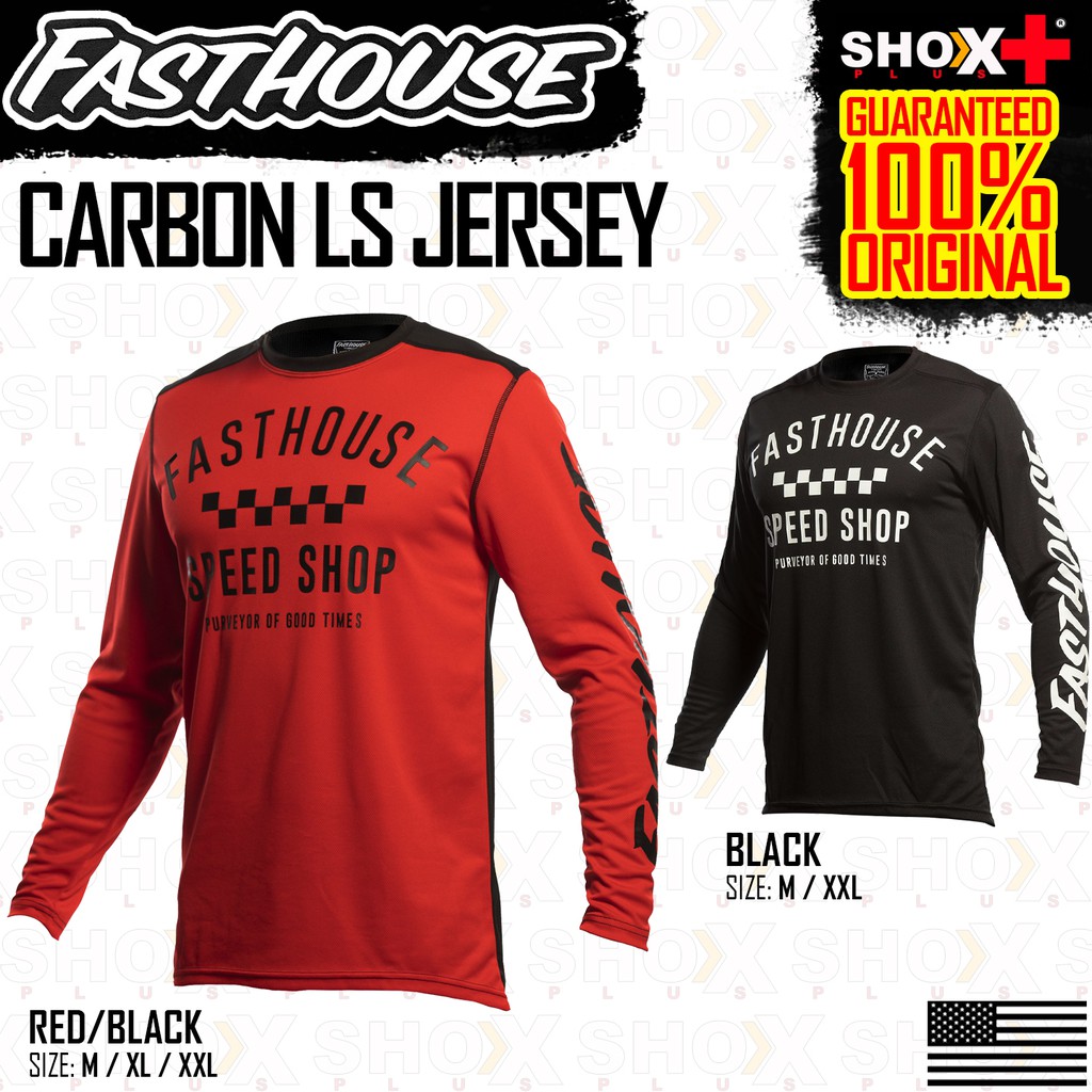 FastHouse USA Carbon MOTO / MTB LongSleeve Jersey - GUARANTEED 100% ...