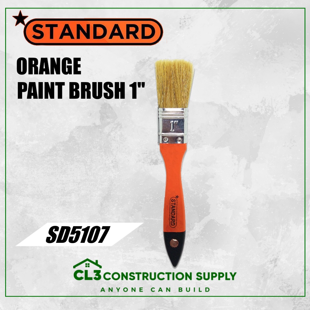 STANDARD ORANGE PAINT BRUSH | Shopee Philippines