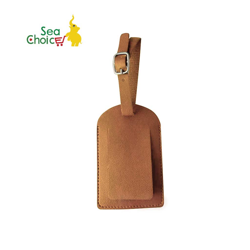 2 Pieces PU Leahter Secure Luggage Tags Business Card Holder Travel ID Bag Tag | Shopee Philippines