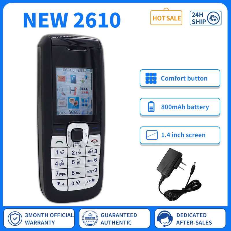 2610 Mobile Phone Basic Phone Keyboard Phone 1.77inch Single SIM Card ...