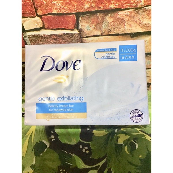 Dove Gentle Exfoliating Bar Soap 4 X 100g Shopee Philippines