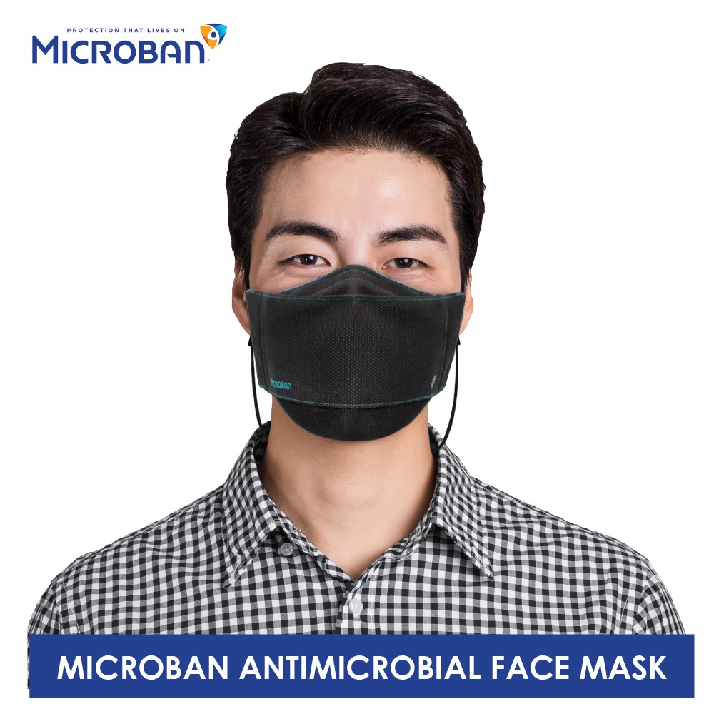 Burlington Microban Unisex Antimicrobial Cloth Face Mask 1 piece ...