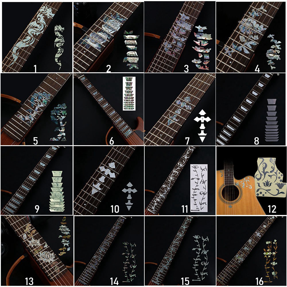 Electric Guitar Fretboard Sticker | Shopee Philippines
