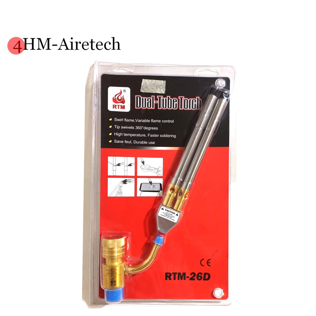 High Performance Dual-Tube Torch RTM-26D For Soldering and Brazing ...