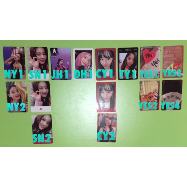 TWICE Yes or Yes Album Inclusion - Official Photocards [TINGI] | Shopee ...