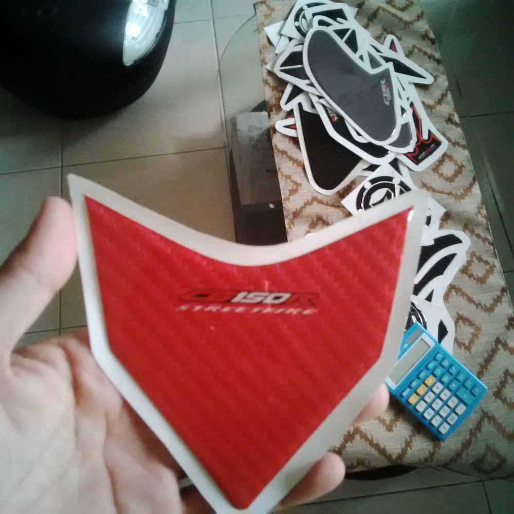 Sticker TAIL PAD NEW CB 150 R - UniTop
