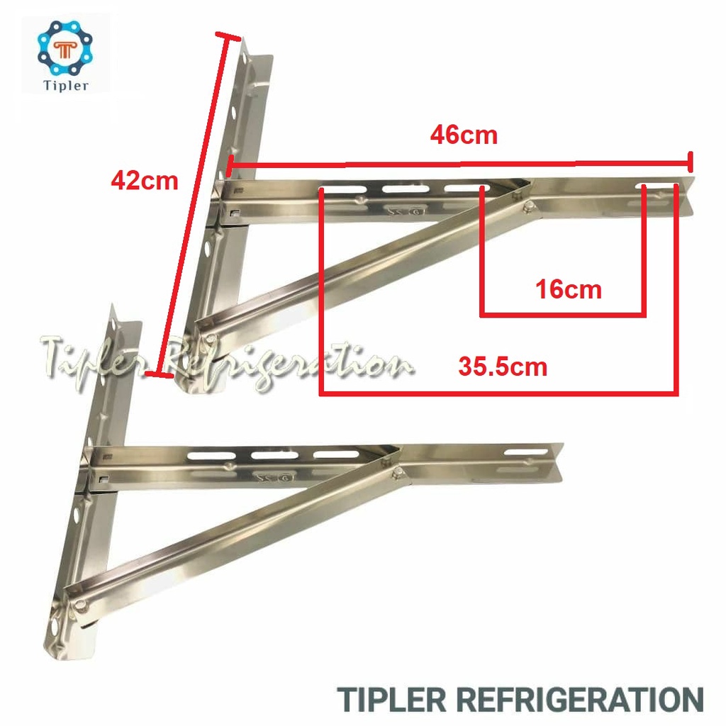 Stainless Aircon Bracket (1hp-1.5hp) | Shopee Philippines