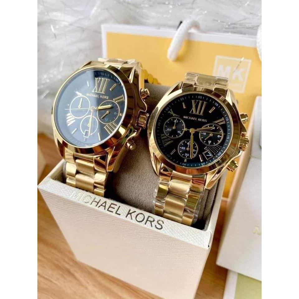 MK5854 Gold Black Stainless Steel for Men & Women - MK Watch | Shopee ...