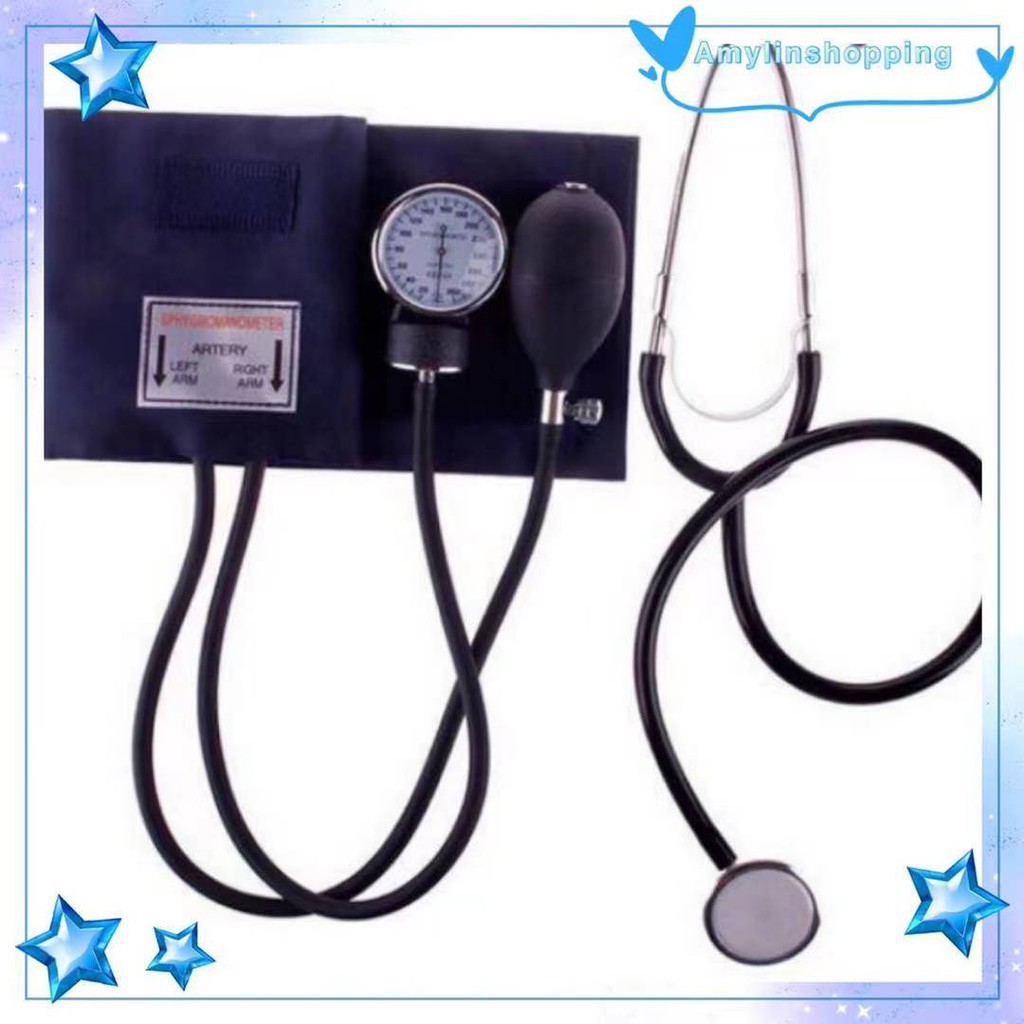 Original Aneroid Sphygmomanometer Manual Blood Pressure Monitor Meter ...