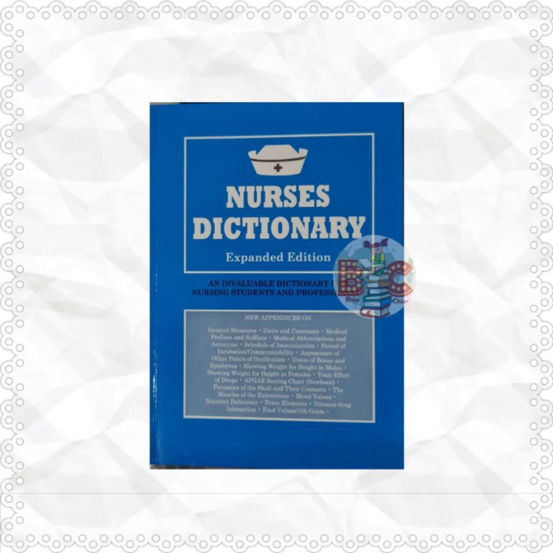 Nurses Dictionary expanded edition | Shopee Philippines