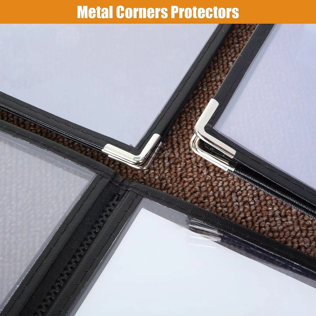 4 Pages 8 Faces A4 Transparent Menu Covers Restaurant Menu Folder Menu ...