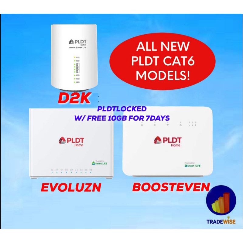 PLDT PREPAID WIFI CAT6 MODEMS | Shopee Philippines