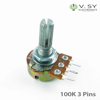 1pc. 50K B50K / 100K B100k / 500K B500K Dual Stereo Mono 3 6 Pin ...