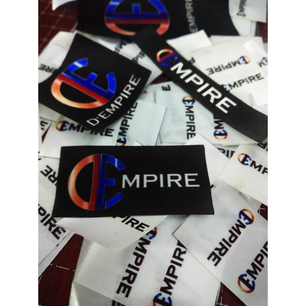 Etiketa Clothing Label/ Etiquette satin 50 pcs | Shopee Philippines