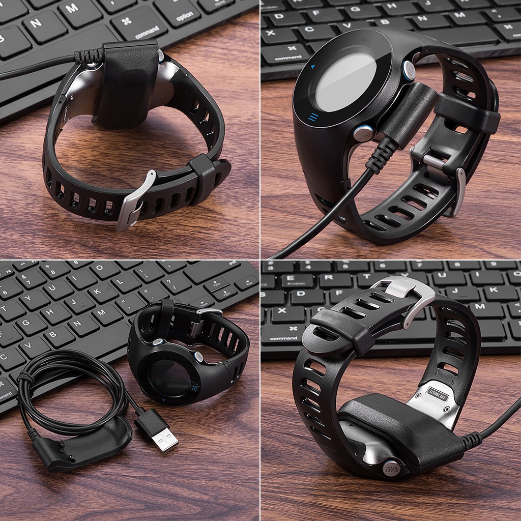 Magnetic USB Clip Charger Cable Cradle Dock for Garmin Forerunner 610 ...
