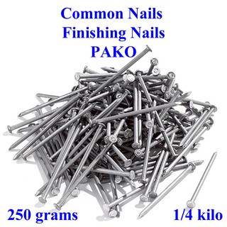 Pako / Common Nails / Finishing Nails / Construction Nail 250 grams 1/4 ...