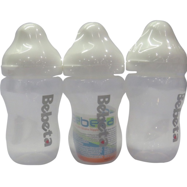 Bebeta Wide Neck 9 oz White Bottle | Shopee Philippines