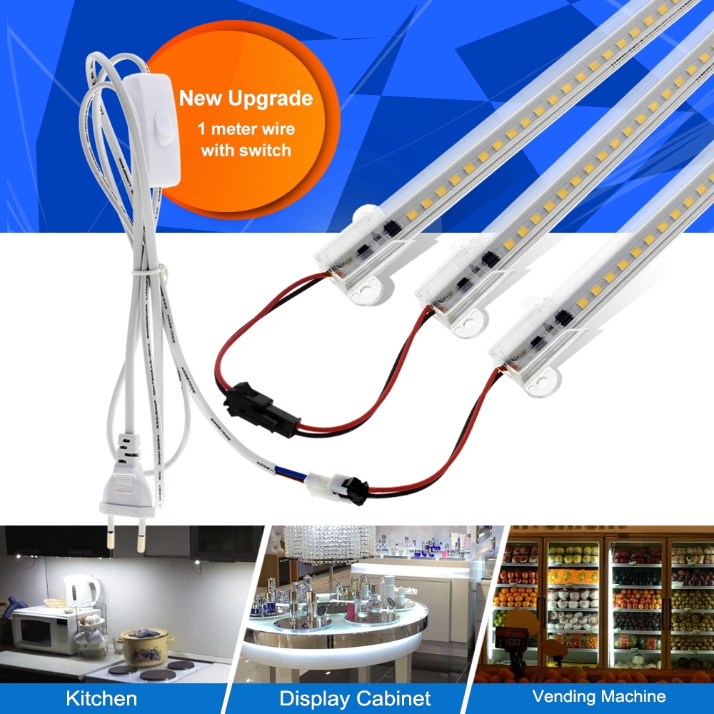LED Tube Light AC220V 50cm 72LEDs High Brightness Night Bar 2835 Led ...