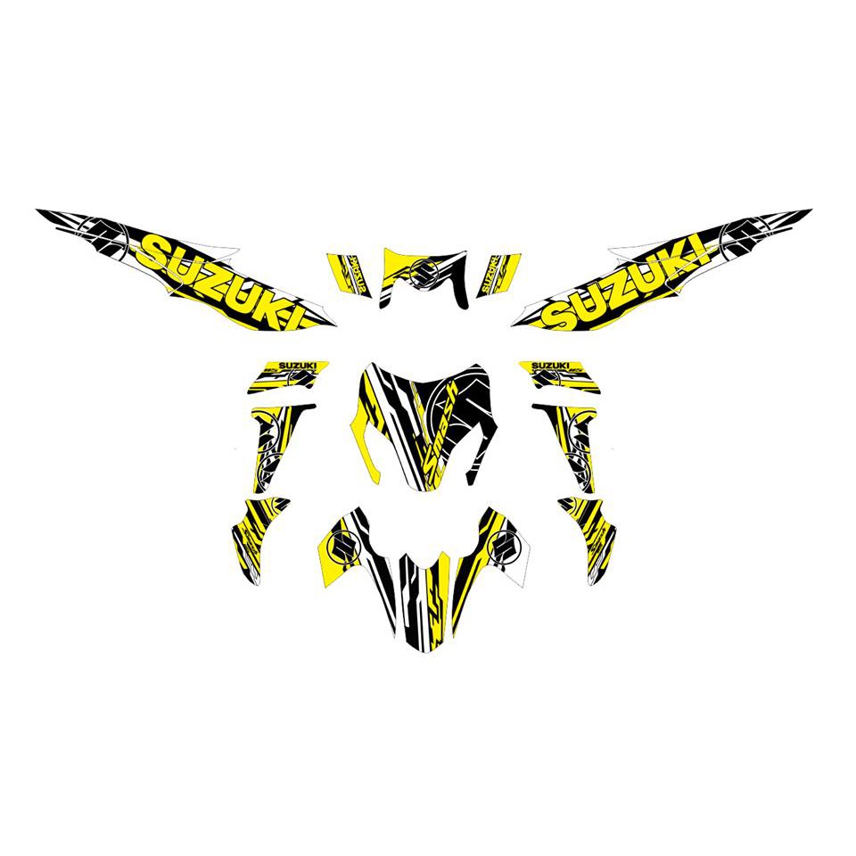 Decals, Sticker, Motorcycle Decals for Suzuki Smash 115, 063,Smash ...