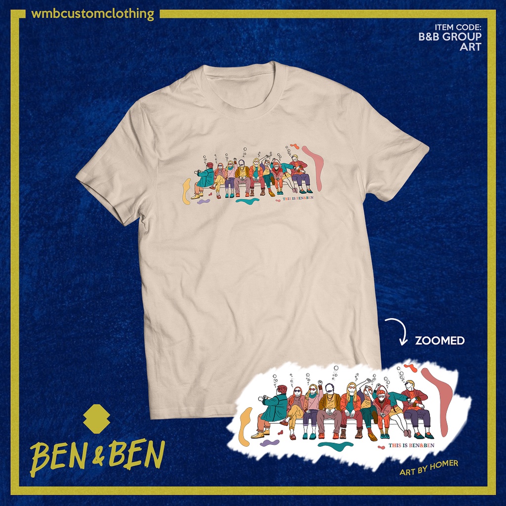 Ben&Ben Group Fan Art Shirt by WMB Clothing | Shopee Philippines