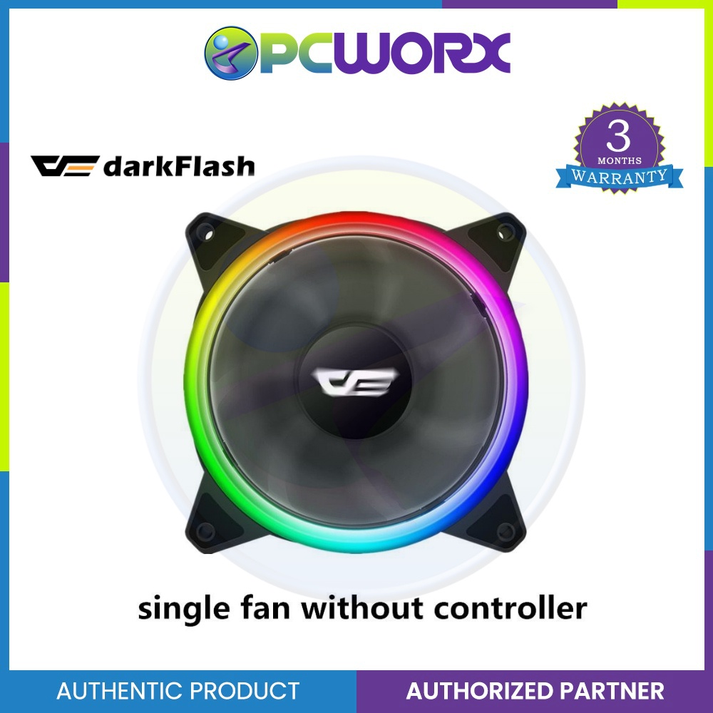 Darkflash Dr12 Pro Argb Led Single Fan For Additional Fans To Dark ...