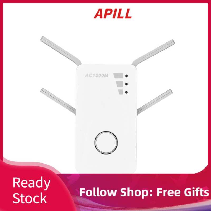 Apill ac1200 wireless dual band gigabit wi-fi router multiple ...