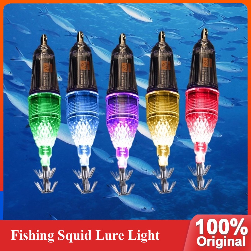 [99 Sale] LED Fishing Lure with Hook Night Fish Attracting Flashing ...