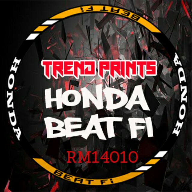 BEAT Fi HONDA MAGS STICKER DECALS | Shopee Philippines