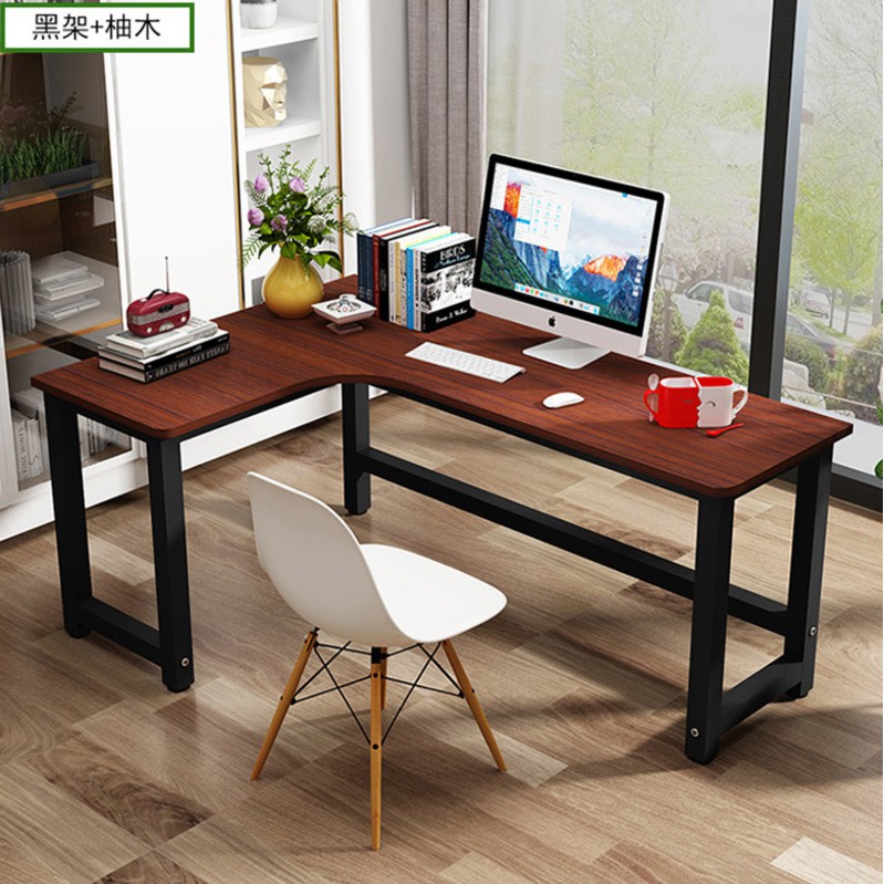 Modern Simple Office Desk Computer Table Corner Home L-shaped Desktop ...