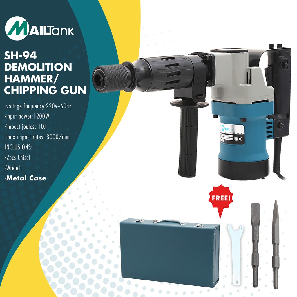 MAILTANK (SH94) 0810 Demolition Hammer / Chipping Gun | Shopee Philippines