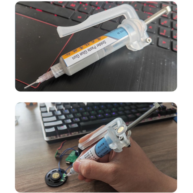 Solder Paste Extruder Glue Gun Welding Oil Green Oil Booster Propulsion ...
