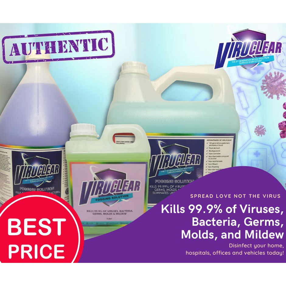 ViruClear Fogging Solution (AUTHENTIC) 100% Original | Shopee Philippines