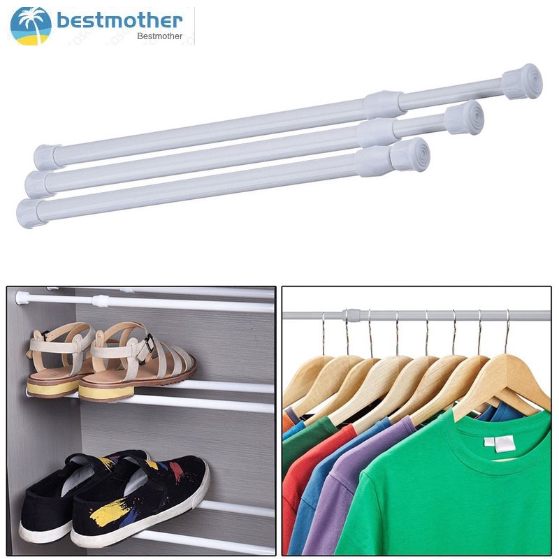 BM Cupboard Bars Tension Rod Adjustable Metal Curtain RodAdjustable ...