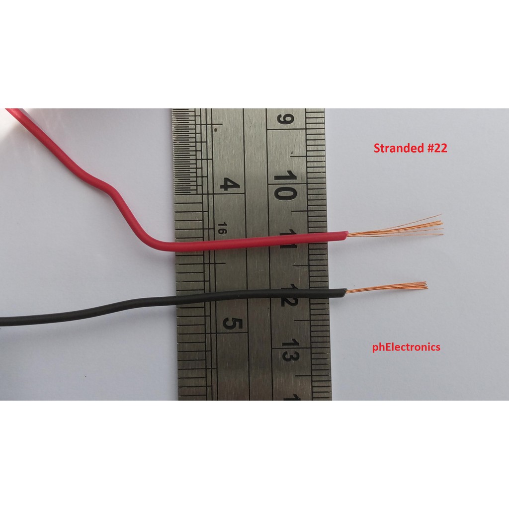 AWG22 #22 stranded wire red black white blue green violet orange yellow ...