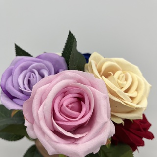 High Quality Velvet Rose&Cloth Rose Fake Rose Fake Flowers Artificial ...