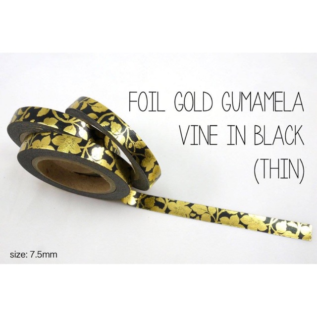 Thin Foil Tapes Black, Gold, Silver - Bead Curtain Grape Vines Gumamela ...