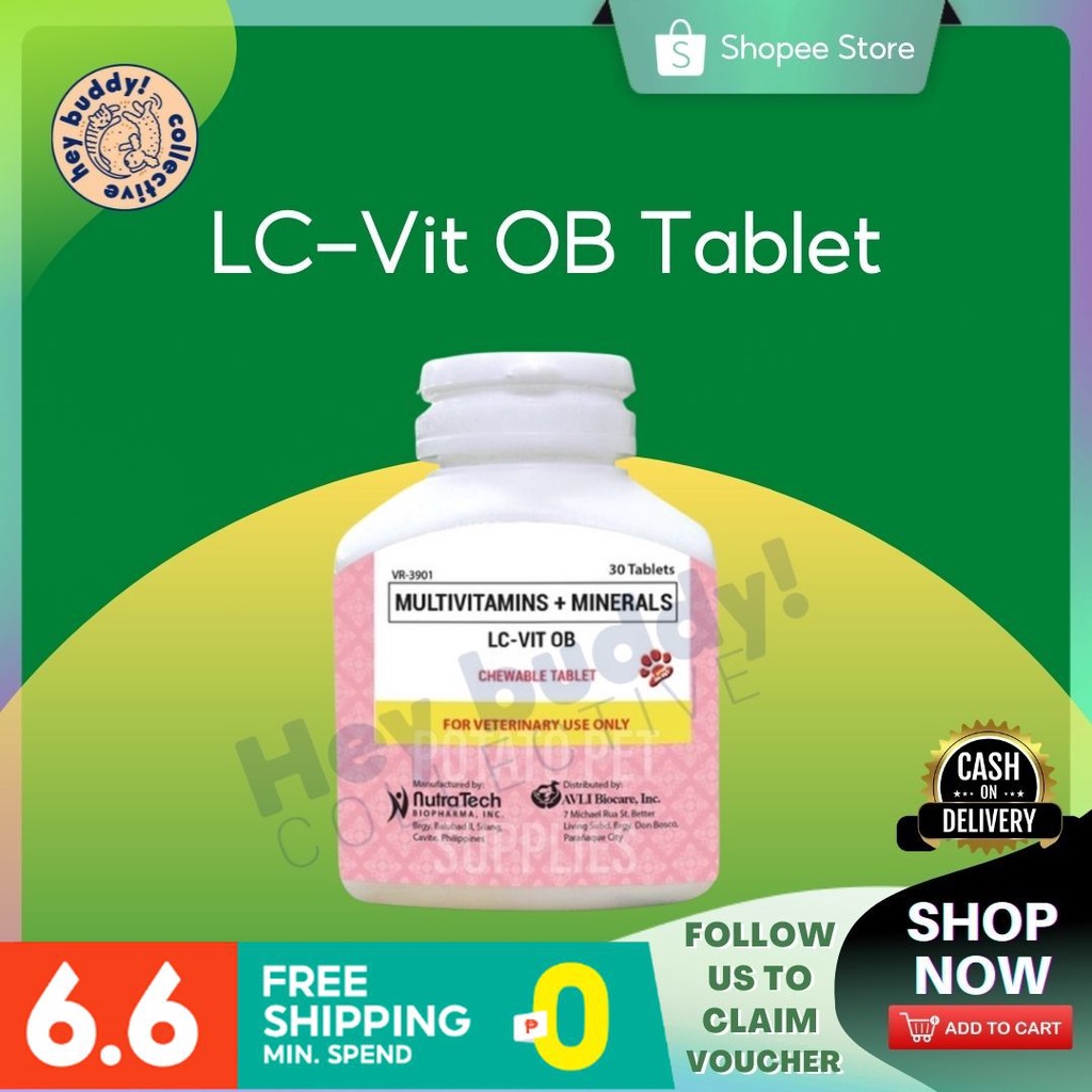 LC VIT OB Chewable Tablet 30 Tablet | Shopee Philippines