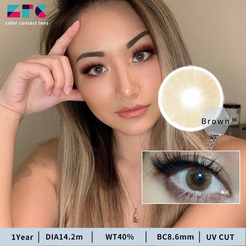 Contact Lens Light Brown