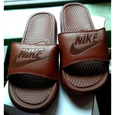 Nike Benassi JDI Slides (Choco Brown) Shopee Philippines | atelier-yuwa ...