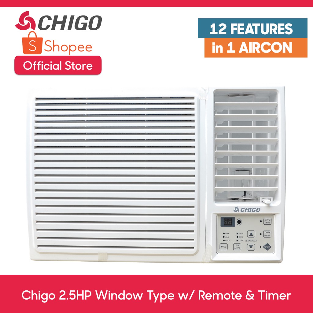 Chigo 2.5 HP Remote Controlled Window Type Air Conditioner 12 Features ...