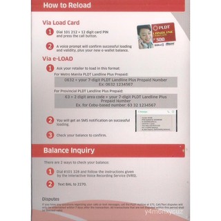 Landline SIM PLDT 02 area code Manila; Rizal; San Pedro; Laguna ...
