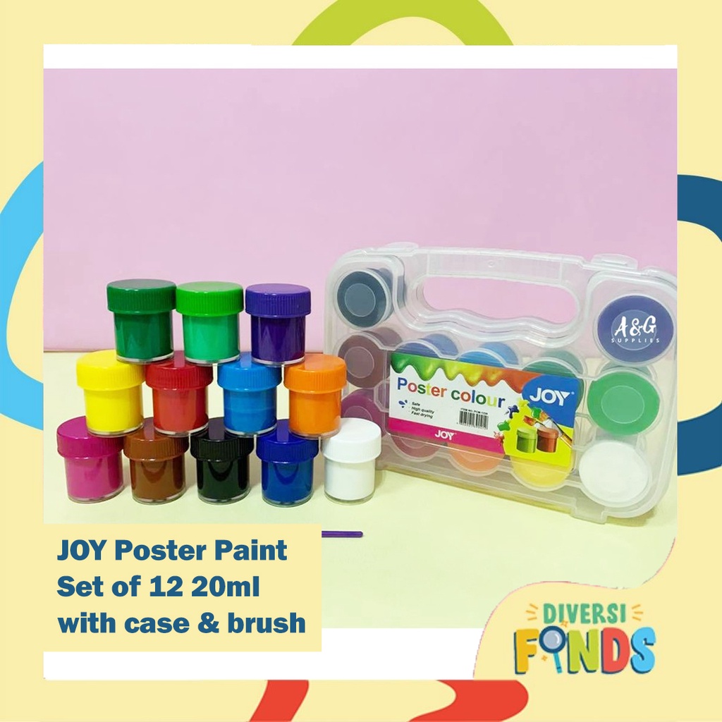 Joy / HBW Poster Paint / Color - Assorted Colors - Different Variations ...