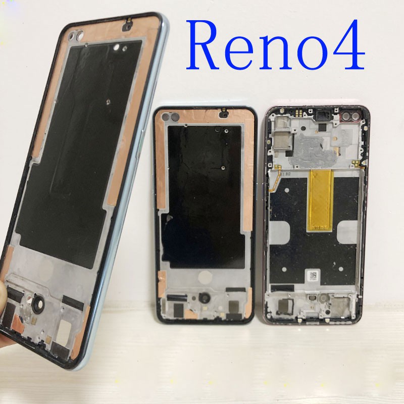 For OPPO Reno4 Reno 4 Middle frame Front Housing LCD Frame Bezel Plate ...
